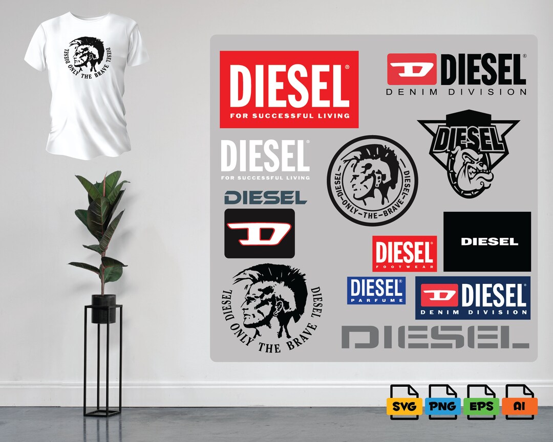 Diesel SVG and PNG Formats Ready to Use for Cricut and Canva High ...