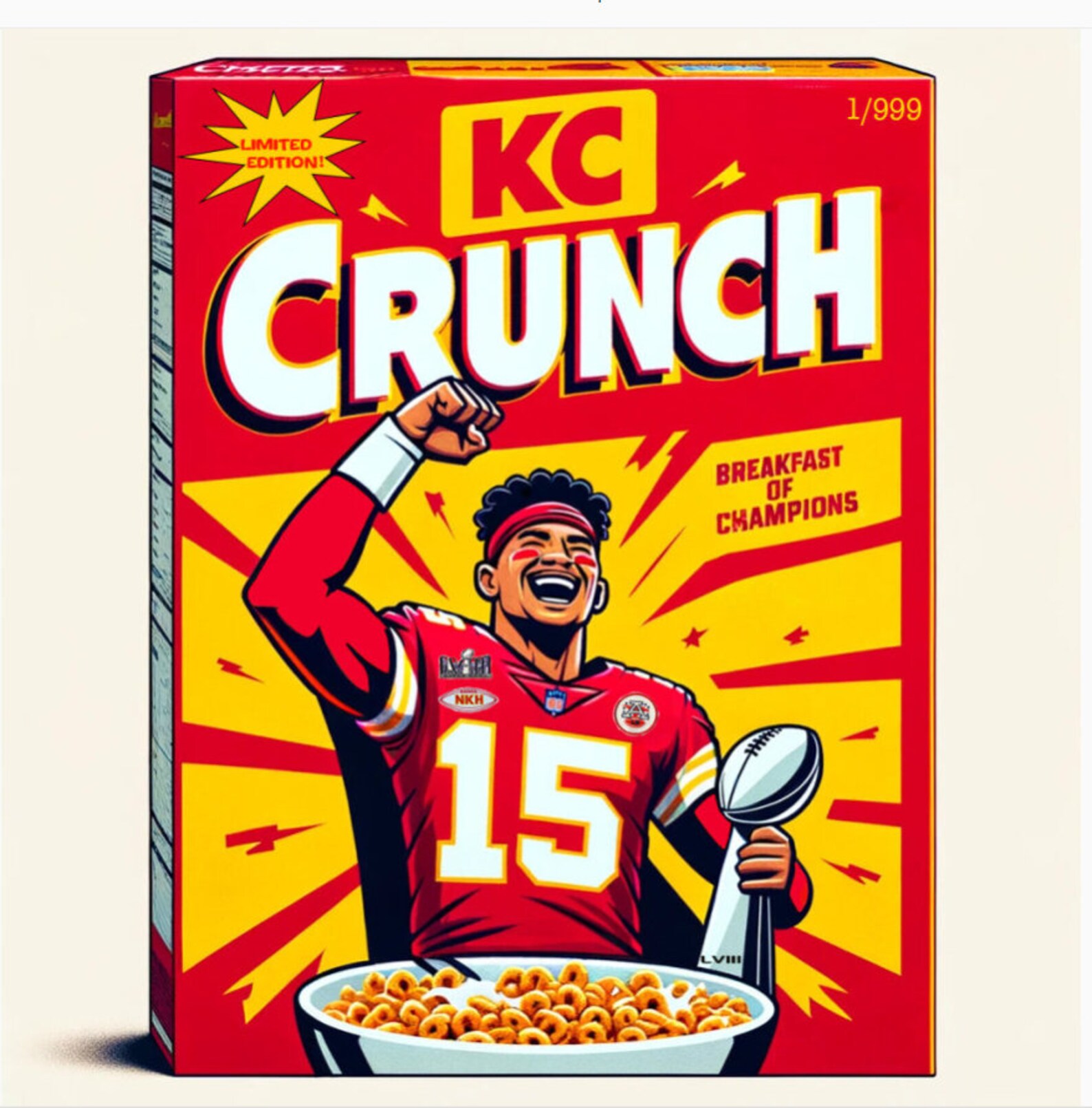 Limited Edition KC Crunch Cereal Boxes - Etsy