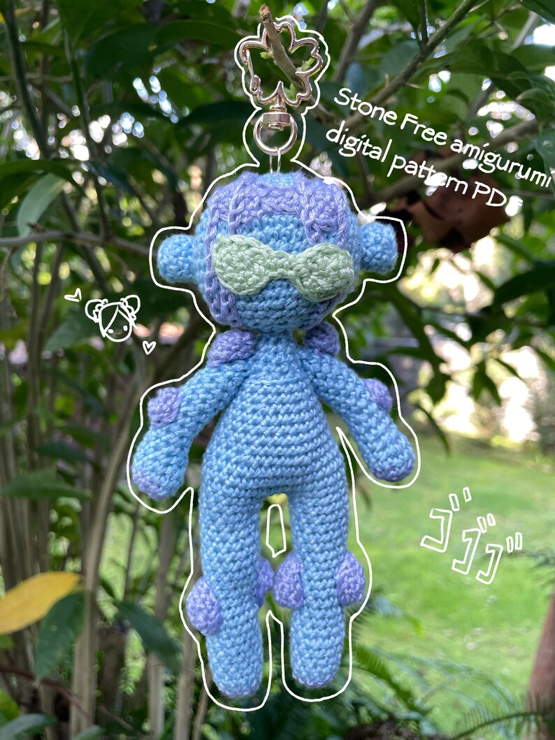 Jojo's Bizarre Adventure Stone Free Crochet Pattern - Etsy