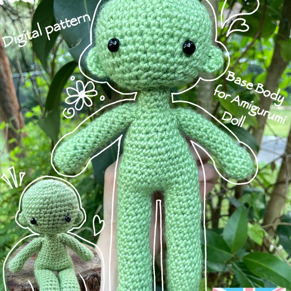Doll Body Pattern - Etsy