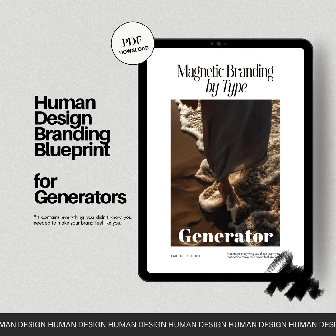 Human Design Branding Guide for Generators, Personal Branding HD for ...