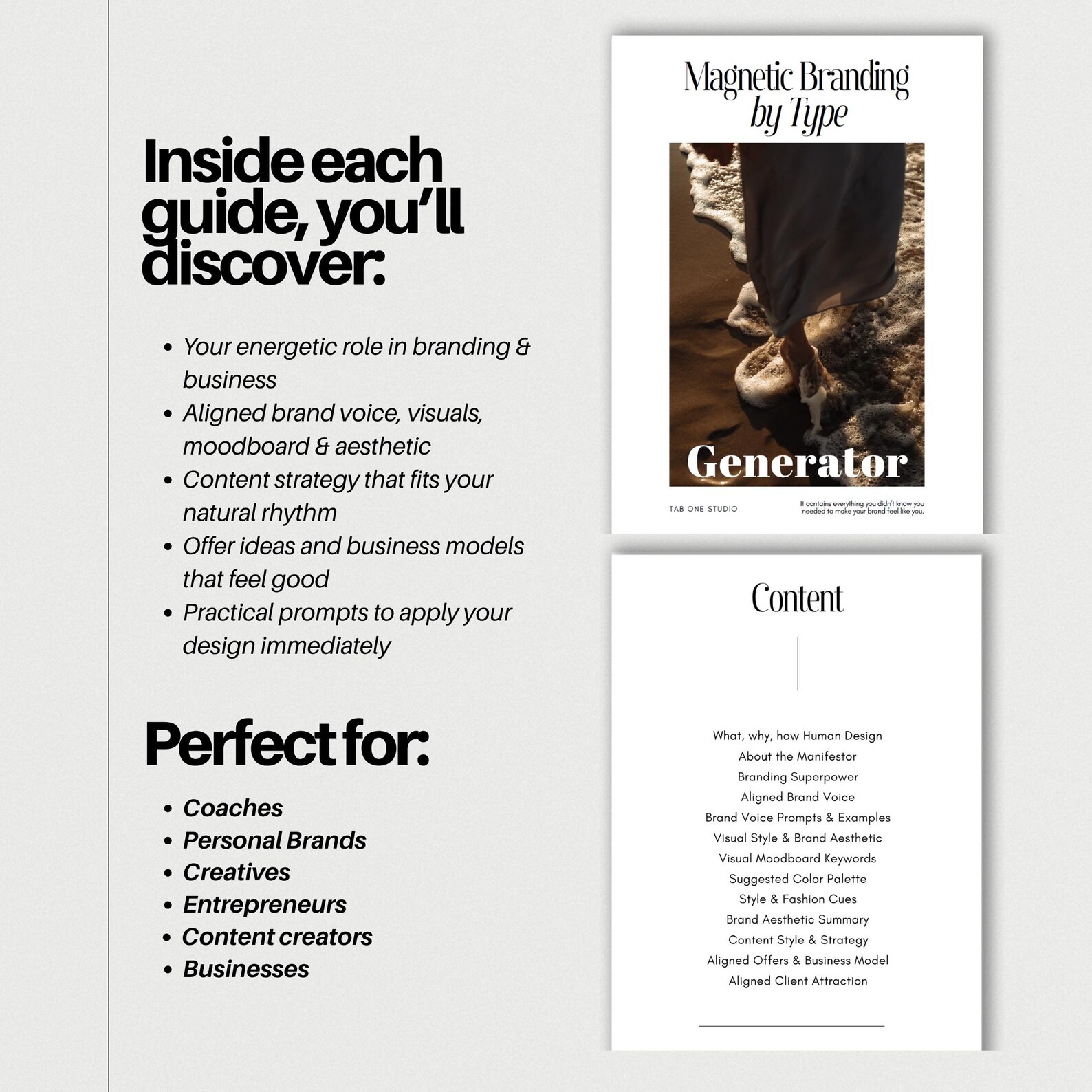 Human Design Branding Guide for Generators, Personal Branding HD for ...