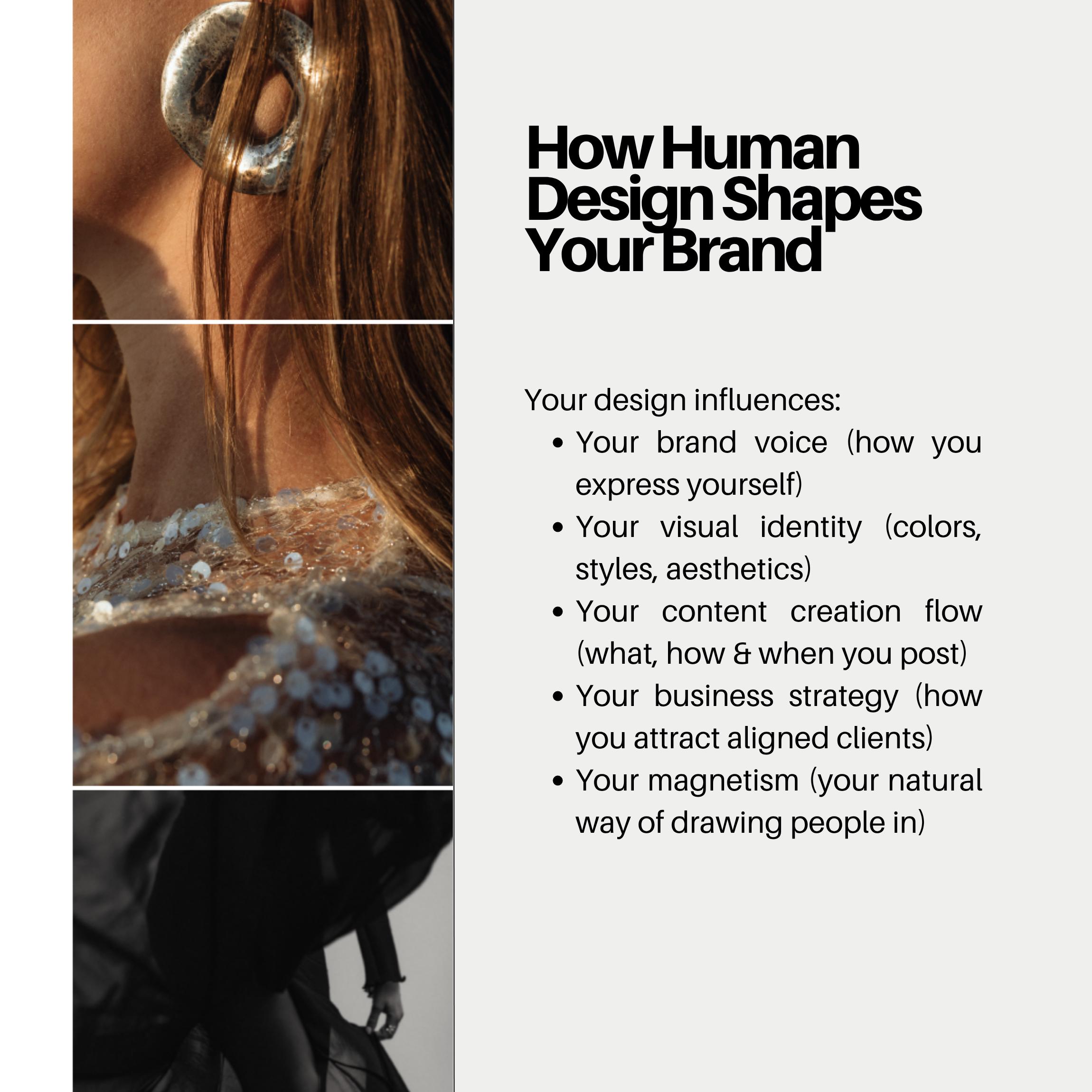 Human Design Branding Guide for Generators, Personal Branding HD for ...