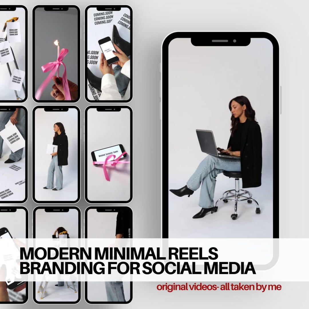 Modern Minimal Reels for Social Media Branding, Aesthetic Instagram ...