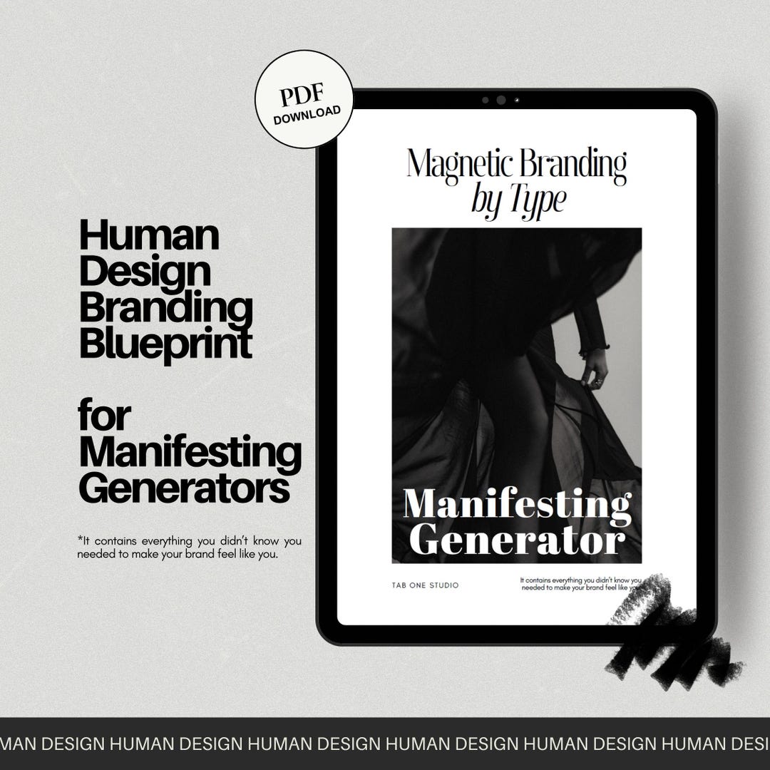 Human Design Branding Guide for Manifesting Generators, Personal ...