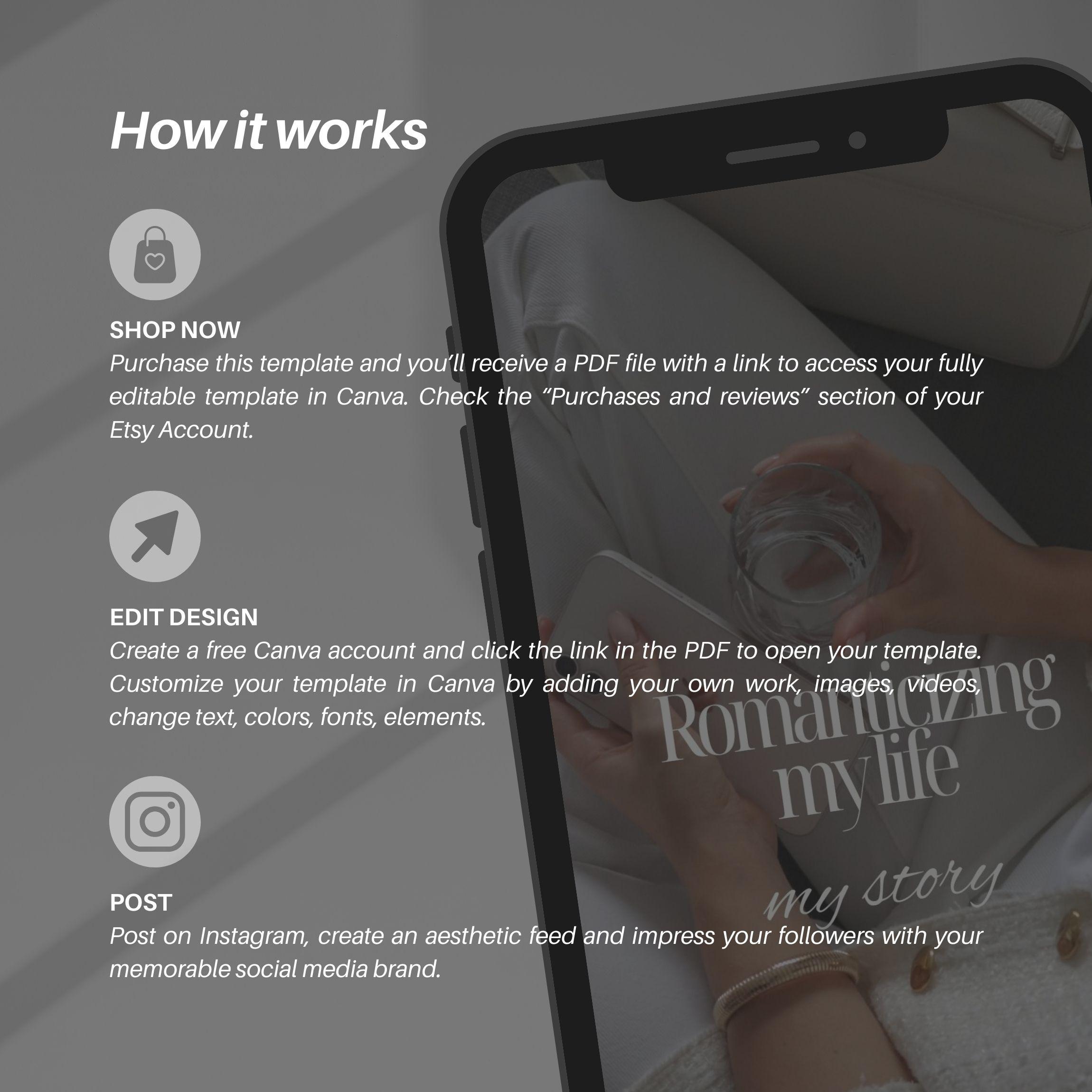 Neutral Instagram Reel Cover Templates,content Creator Reels Editable ...