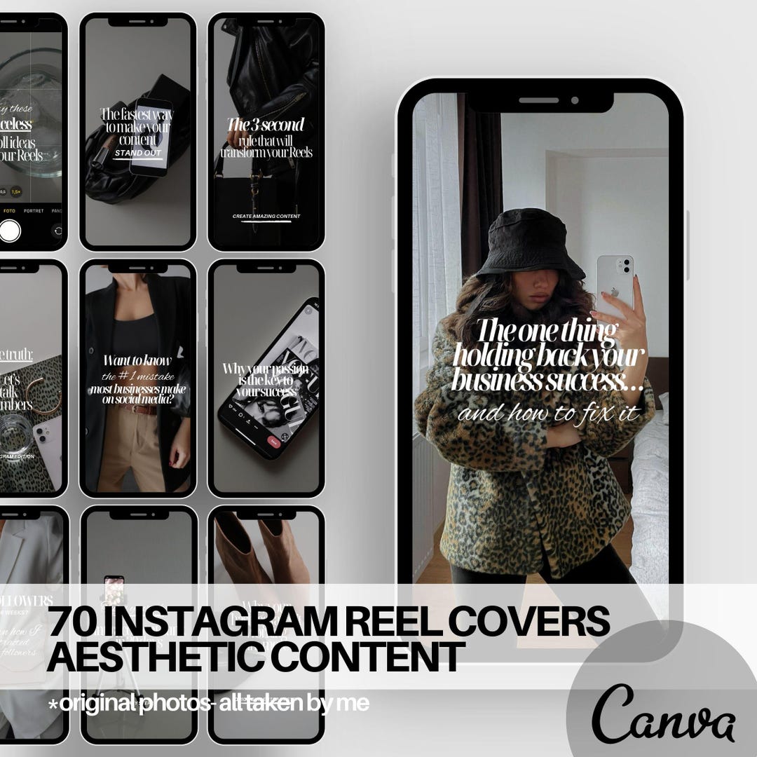 Premium Aesthetic Instagram Reel Covers, Social Media Manager and ...