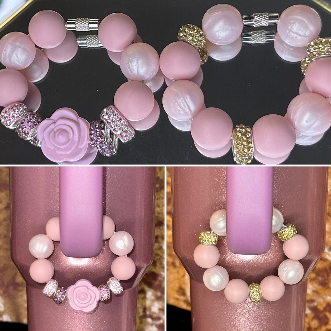 Mauve Shimmer Matching Stanley Handle Bead Charms Stanley Charms ...