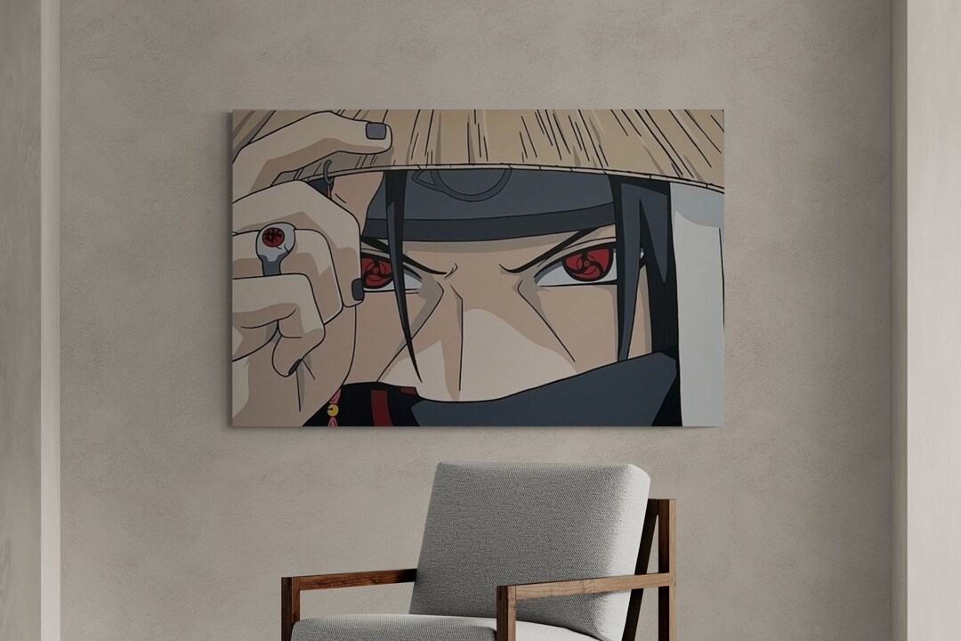 Ultra Large Pro Masterpiece: the Itachi Uchiwa Handmade Painting on ...