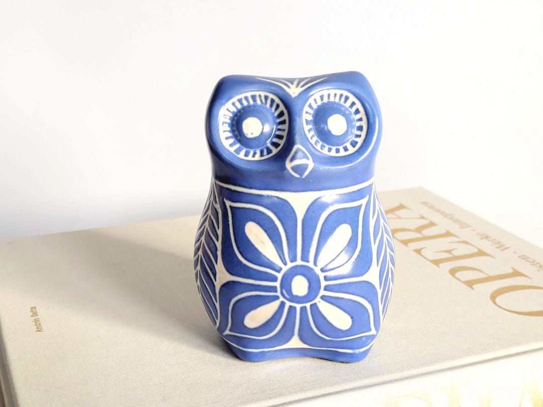 Midcentury Chilean Ceramic Owl Figurine by Pablo Zabal, 1970s - Etsy