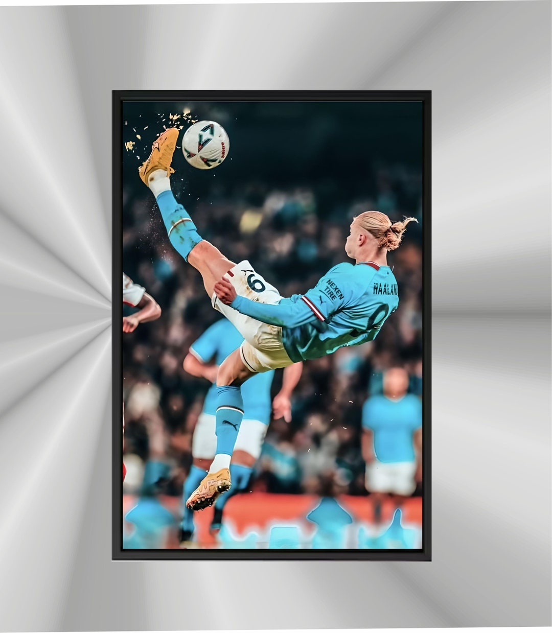 Erling Haaland Wall Art,erling Haaland Canvas,haaland Poster,haaland ...