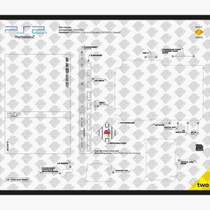 PS2 Console Shadowbox Template Teardown Diorama High Quality PDF Ready ...
