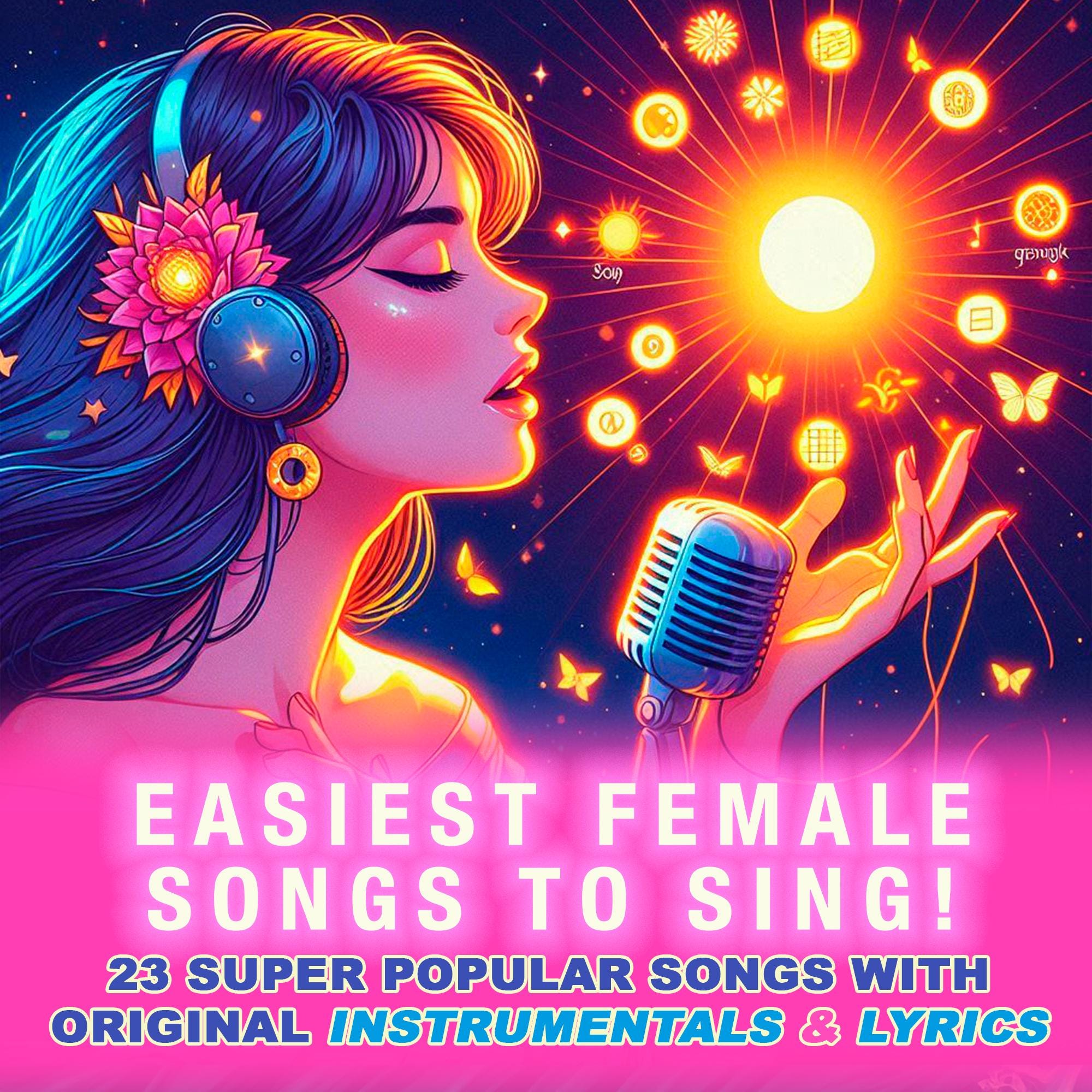 Easiest Female Songs to Sing! (INSTRUMENTAL+LYRICS) - Etsy