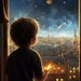 A Boy in the Window, Digital Art, Digital Download - Etsy