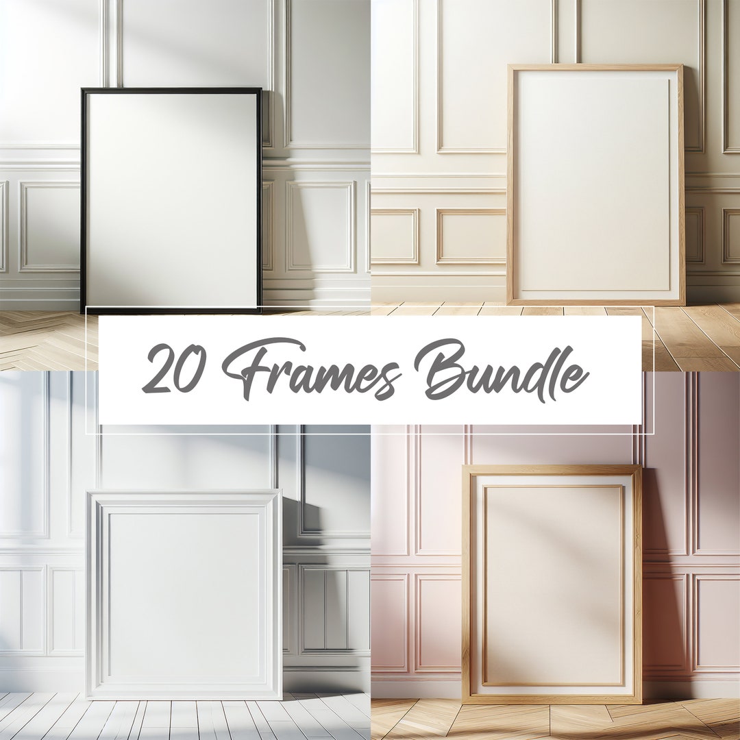Mock up Frame Bundle 20 Frame Mock Ups for Photographers & Art ...