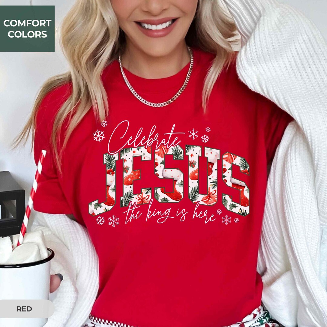 Christian Christmas Shirt Christmas Jesus Shirt Christianity Christmas ...