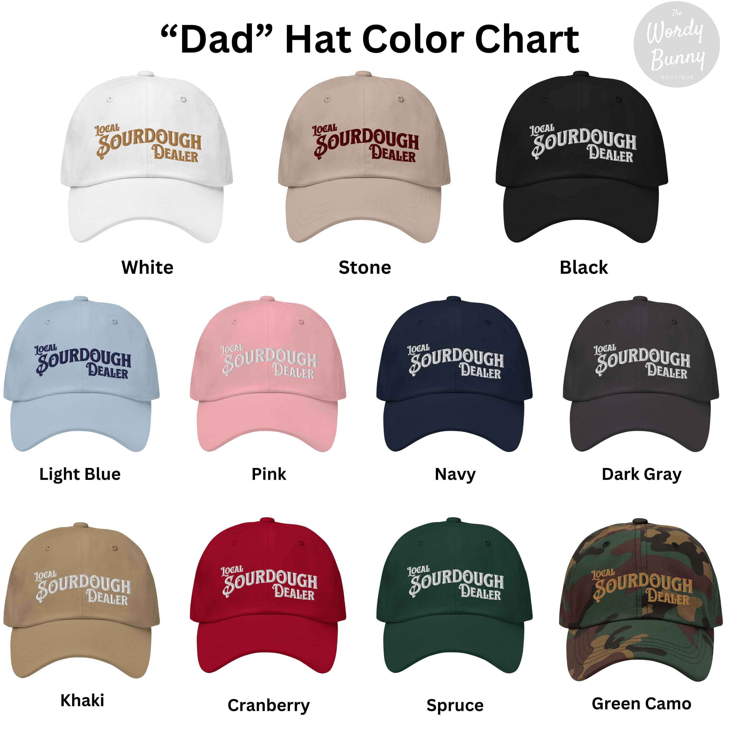 Embroidered Sourdough Corduroy Hat, Sourdough Gifts Baking Hat ...