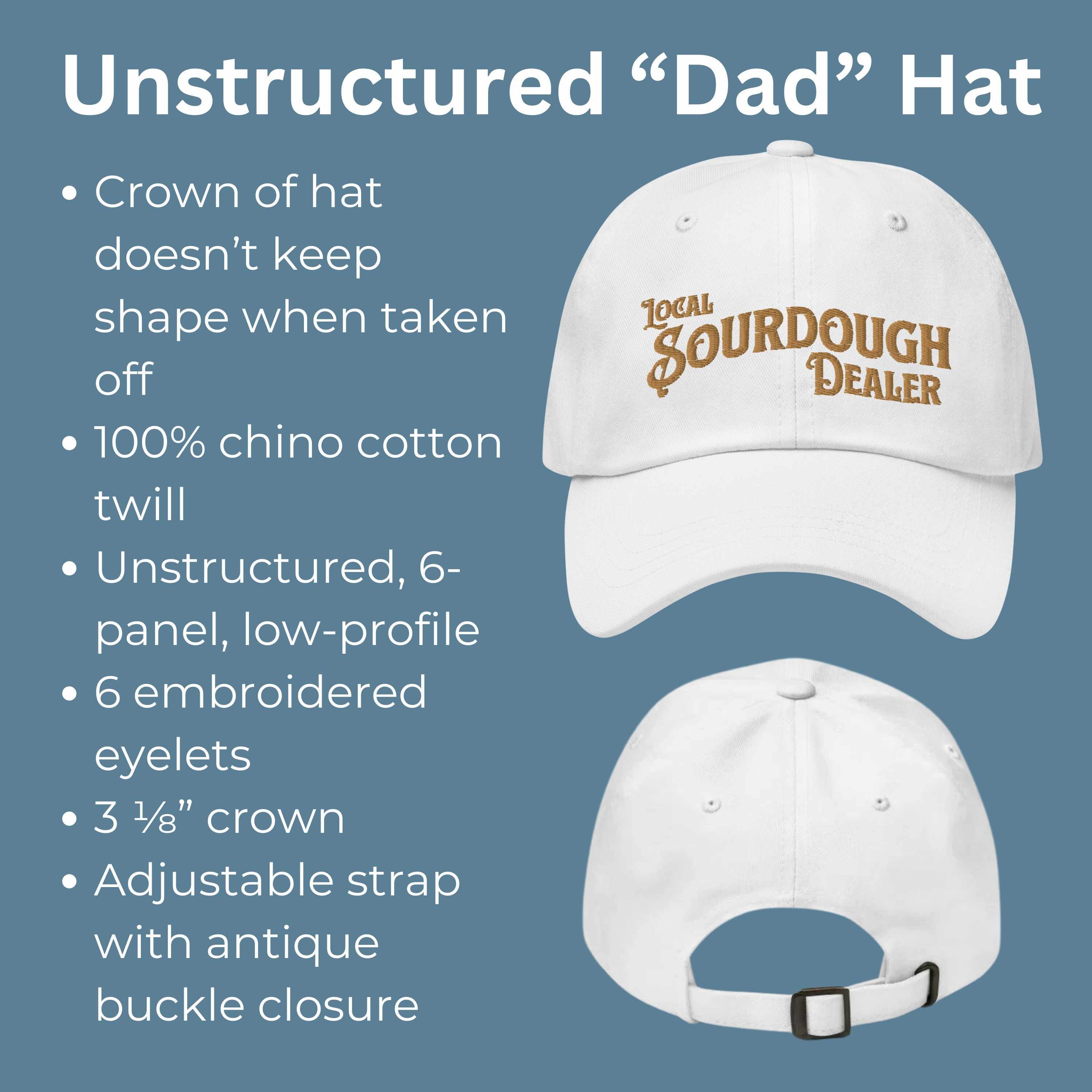 Embroidered Sourdough Corduroy Hat, Sourdough Gifts Baking Hat ...