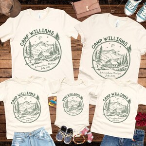 Custom Family Camping Shirts, Personalized Camp Shirt, Family Reunion ...
