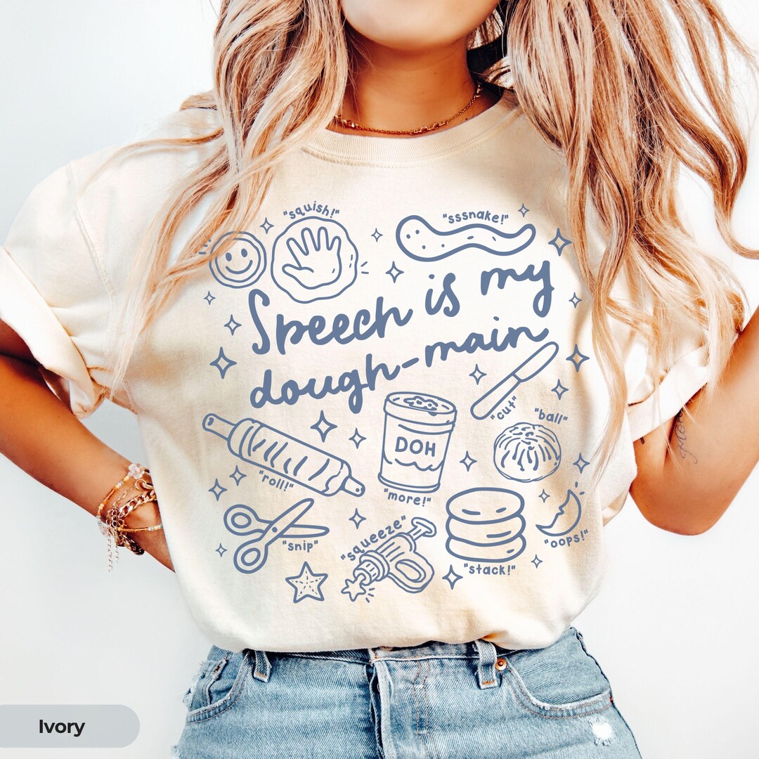 Cute SLP Shirt for Speech Language Pathologist Speech Therapy Assistant ...