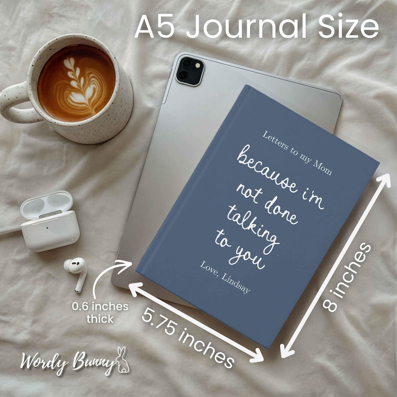 Letters to My Mom Grief Journal, Personalized Loss of Mother Gift ...