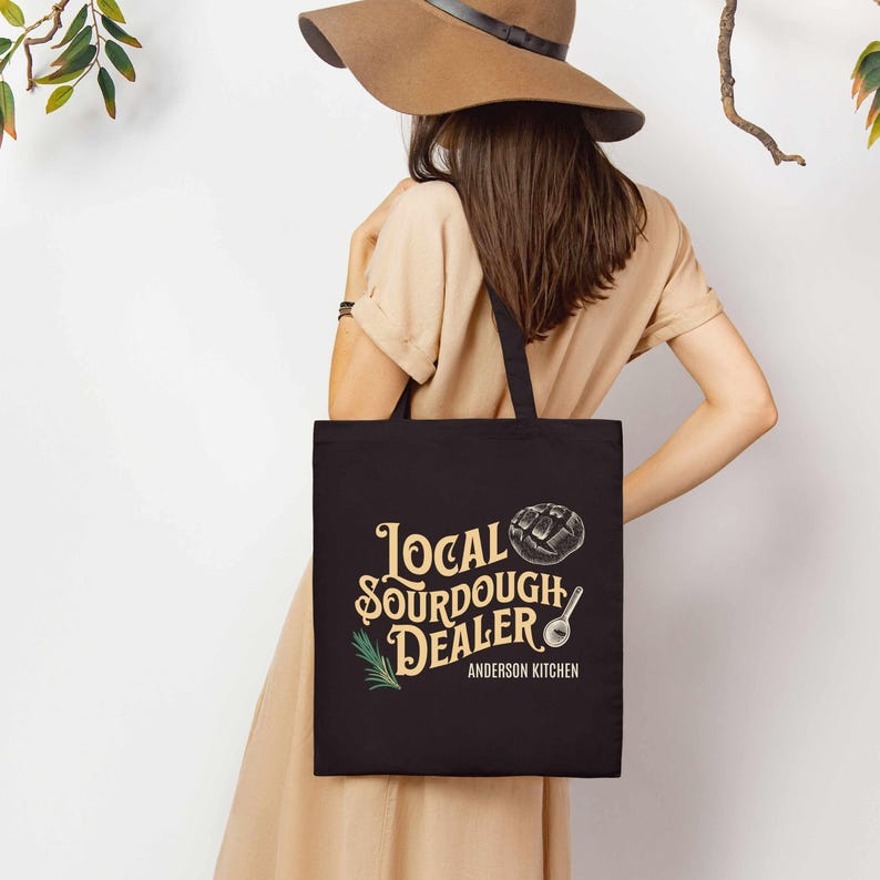 Custom Sourdough Bread Tote Bag Sourdough Gifts Baking Tote ...
