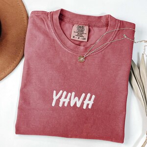 Embroidered YHWH Shirt, Yahweh Shirt, Christian Mens Shirt, Christian ...