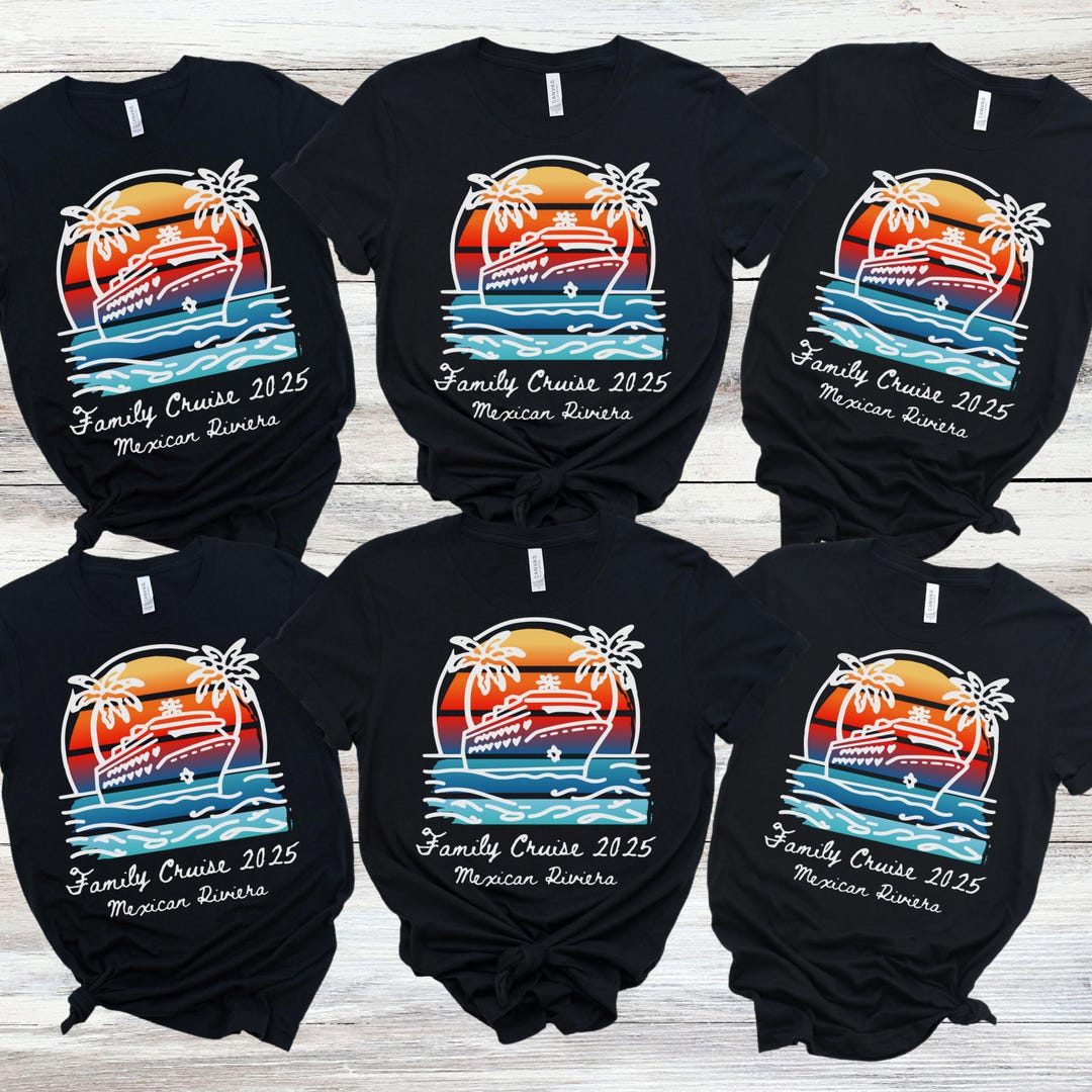Personalized Family Cruise Shirts 2025 Custom Cruise Squad Matching ...