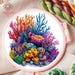Coral Reef Cross Stitch Pattern, Landscape Cross Stitch Designs, Cross ...