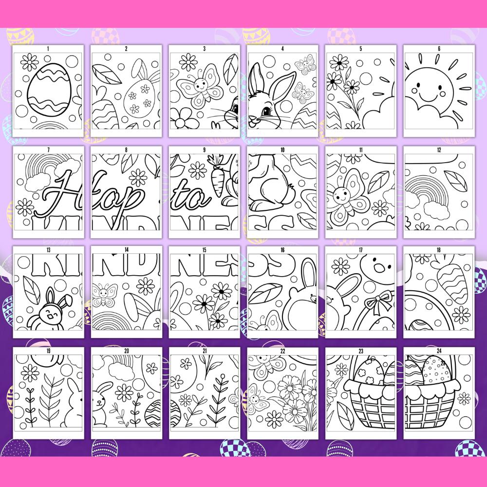 Easter Collaboration Poster Printable | Classroom Coloring Poster ...