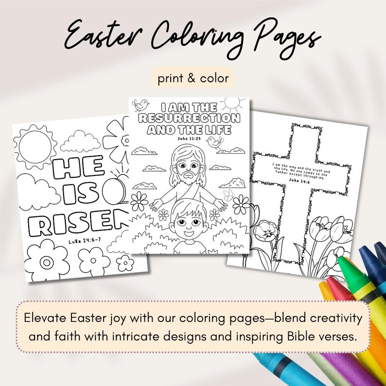 Easter Card Bundle Printable | Easter Cards, Kids Coloring Pages ...