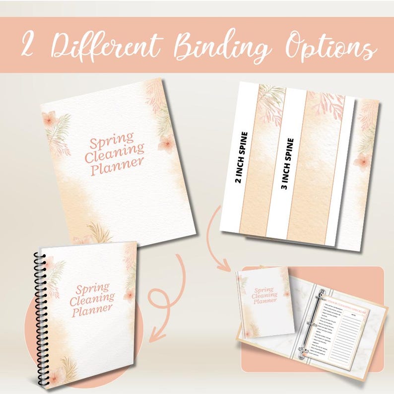 Spring Cleaning Planner Bundle | Home Organization Checklist (digital ...