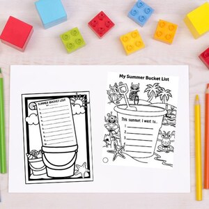 10 Printable Summer Coloring Pages – Bucket List Themes for All Ages ...