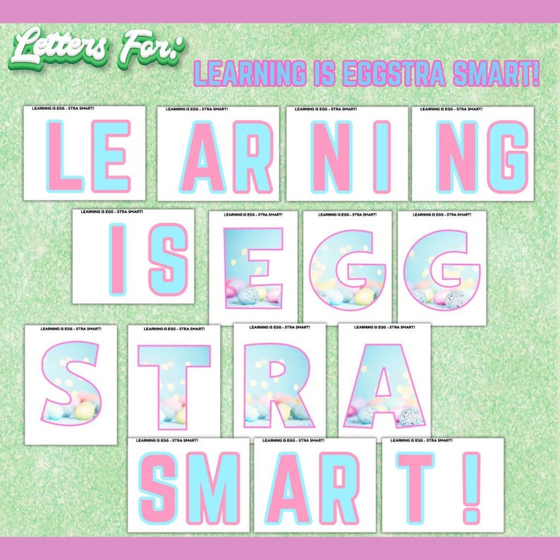 Easter Bulletin Board Kit Printable | Spring Classroom Decor | Editable ...