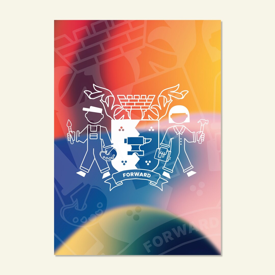 Brum Coat of Arms Print Birmingham Crest Traditional A3 Poster - Etsy