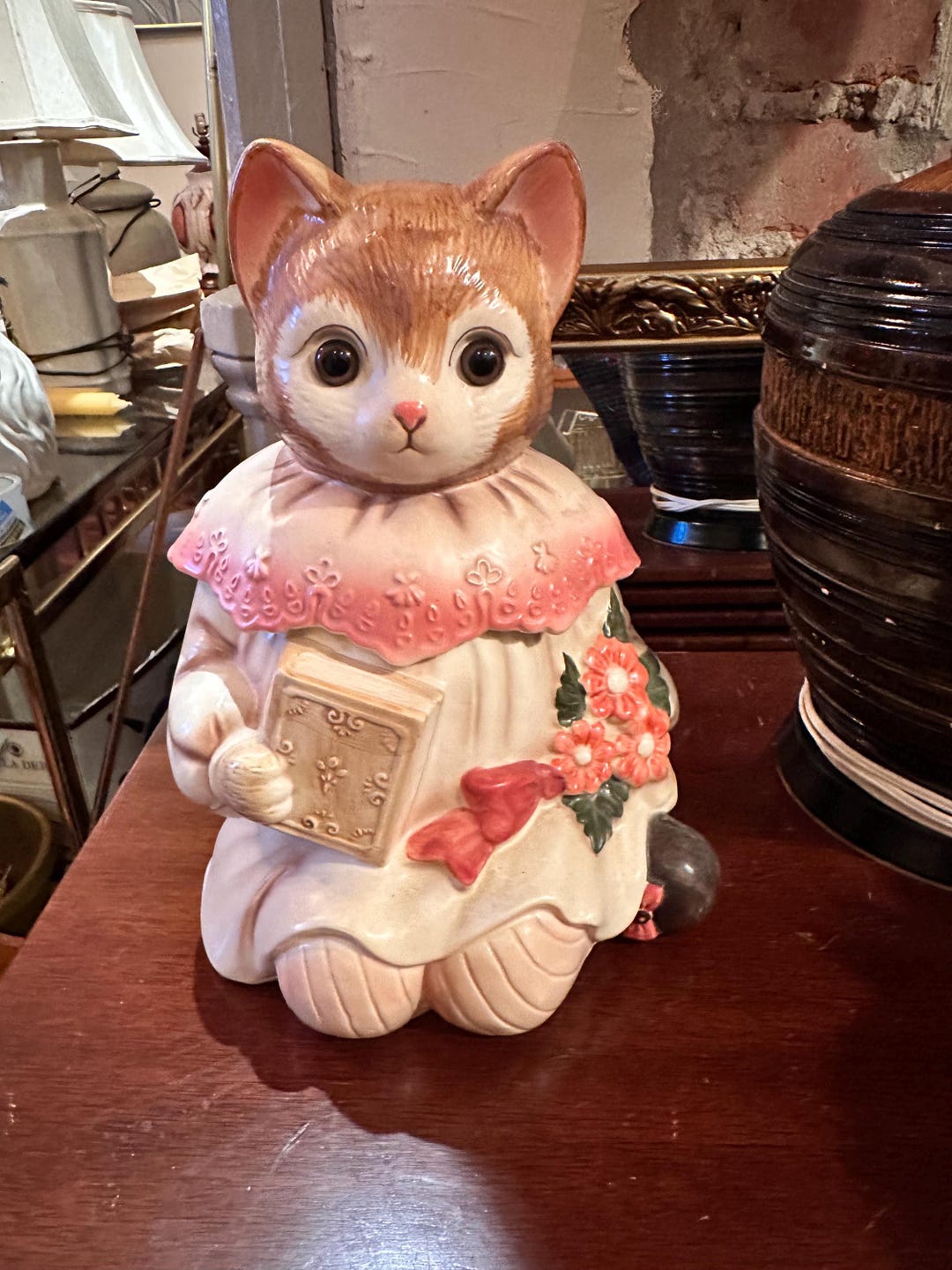 Vintage Emily the Cat COOKIE JAR Ceramic Made in JAPAN - Etsy