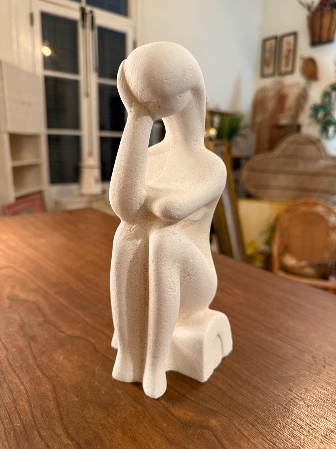 Vintage Reproduction CYCLADIC THINKER SCULPTURE Ancient Greek - Etsy