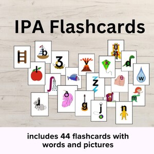IPA Flashcards Downloadable International Phonetic Alphabet Flashcards ...