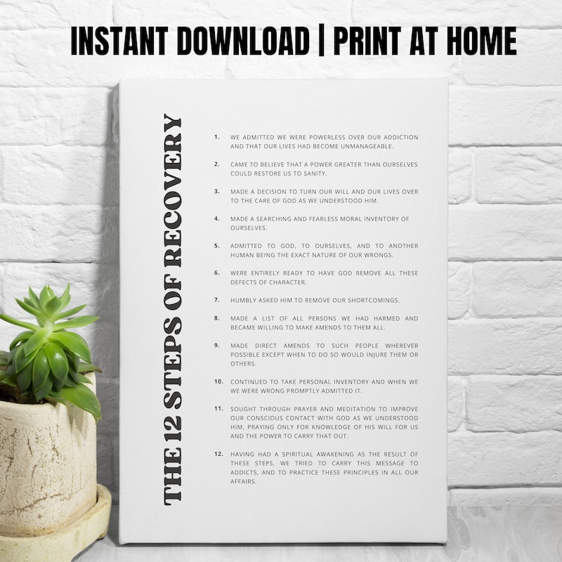 Recovery Posters - Etsy