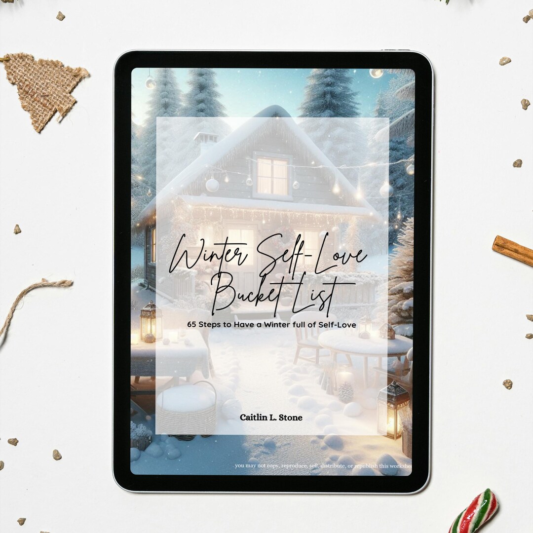 Winter Self-love Bucket List Ebook Interactive PDF 65 Steps to Have a ...