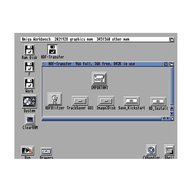 Pack Transfer Kit - Pcmcia Cf Compact Flash Commodore Amiga 600 or 1200 ...