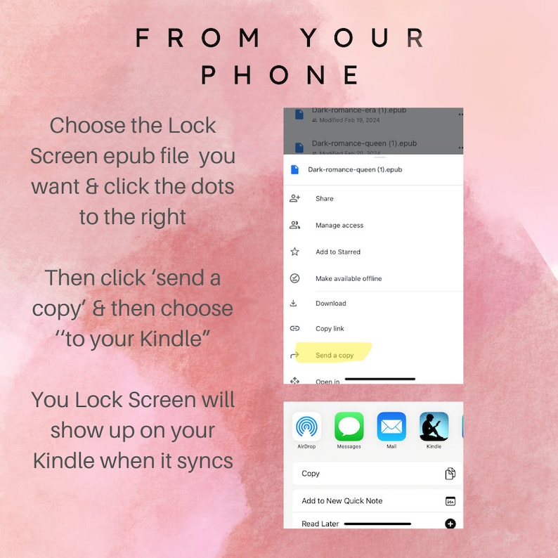 CUSTOM Kindle Lockscreen Strawberries-personalized Name Paperwhite Lock ...