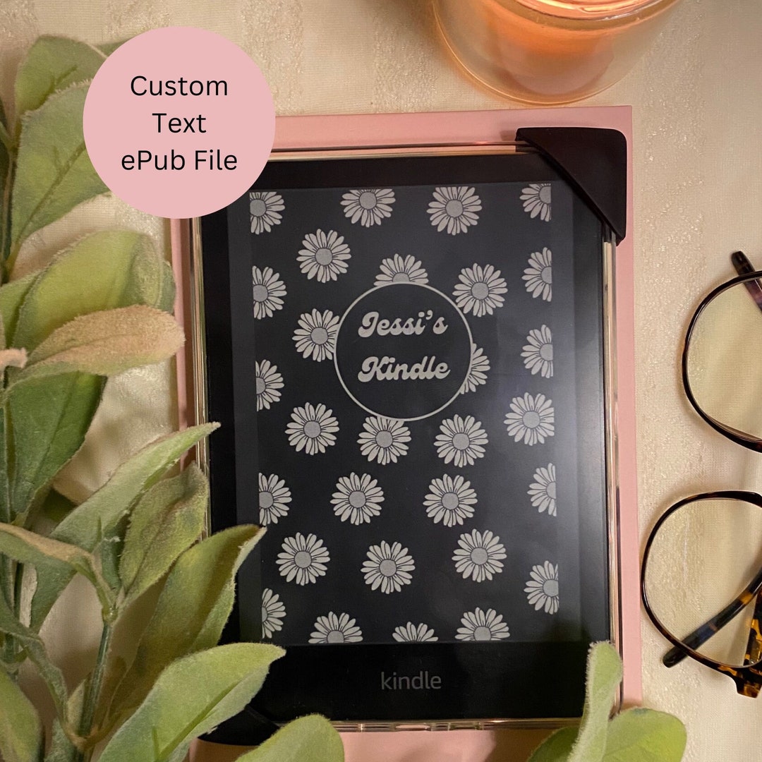 CUSTOM Kindle Lockscreen Daisy-personalized Name Paperwhite Lock Screen ...