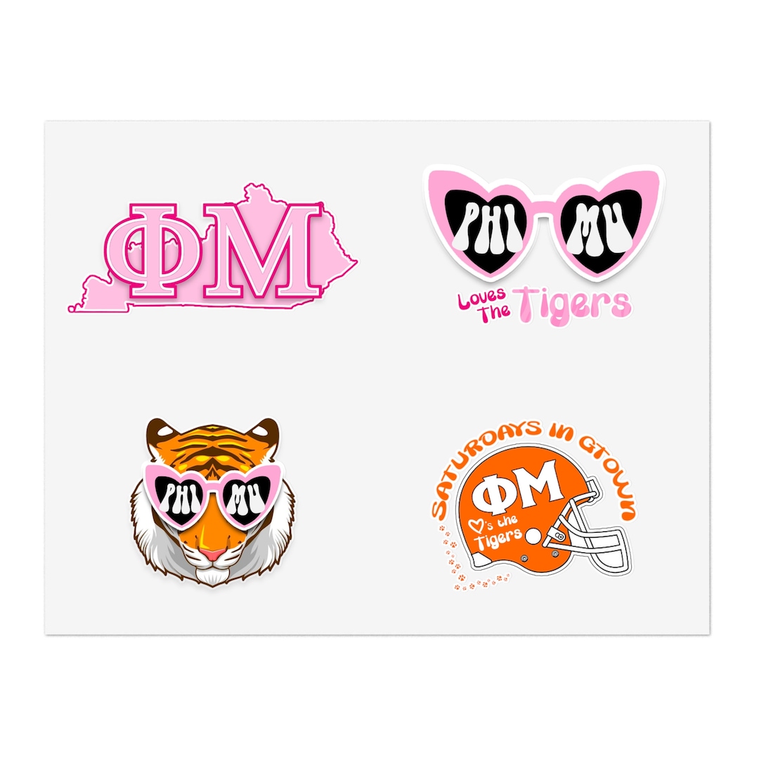 Phi Mu Sticker Sheets - Etsy