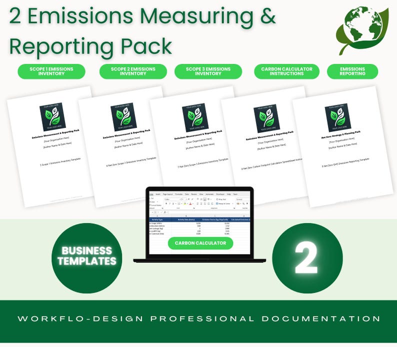 Net Zero Emissions Measurement & Reporting Pack | Carbon Footprint ...