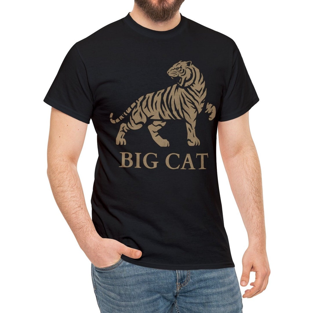 Tiger T-shirt, Tiger Lover Gift, Feline Lover Gift, Boyfriend Husband ...