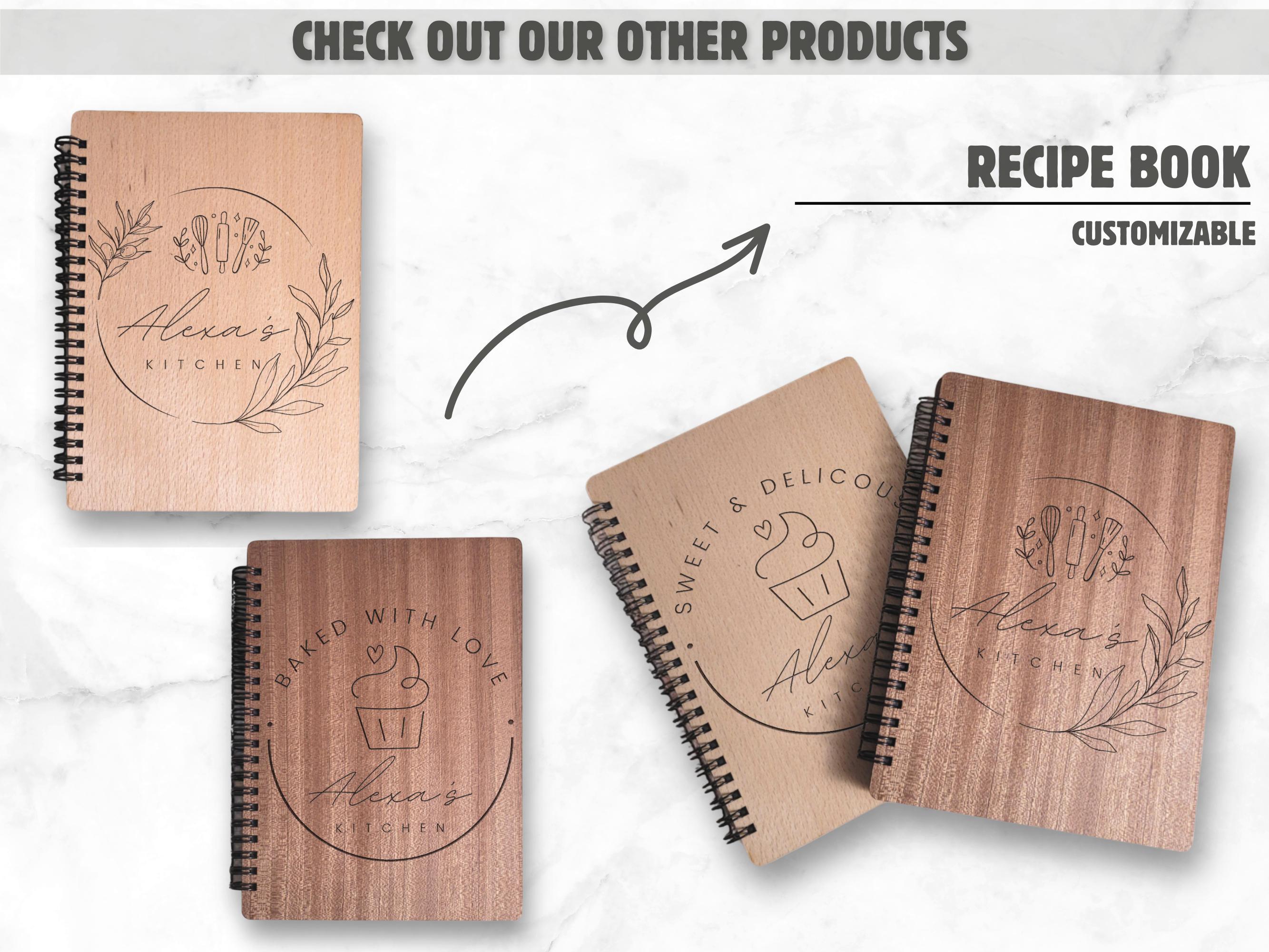 Personalized Wood Spiral Travel Journal Blank/lined Adventure Book Gift ...