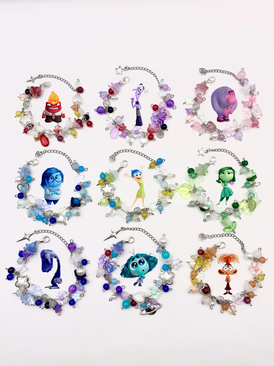Inside Out 2 Emotions Inspired Bracelets - Etsy