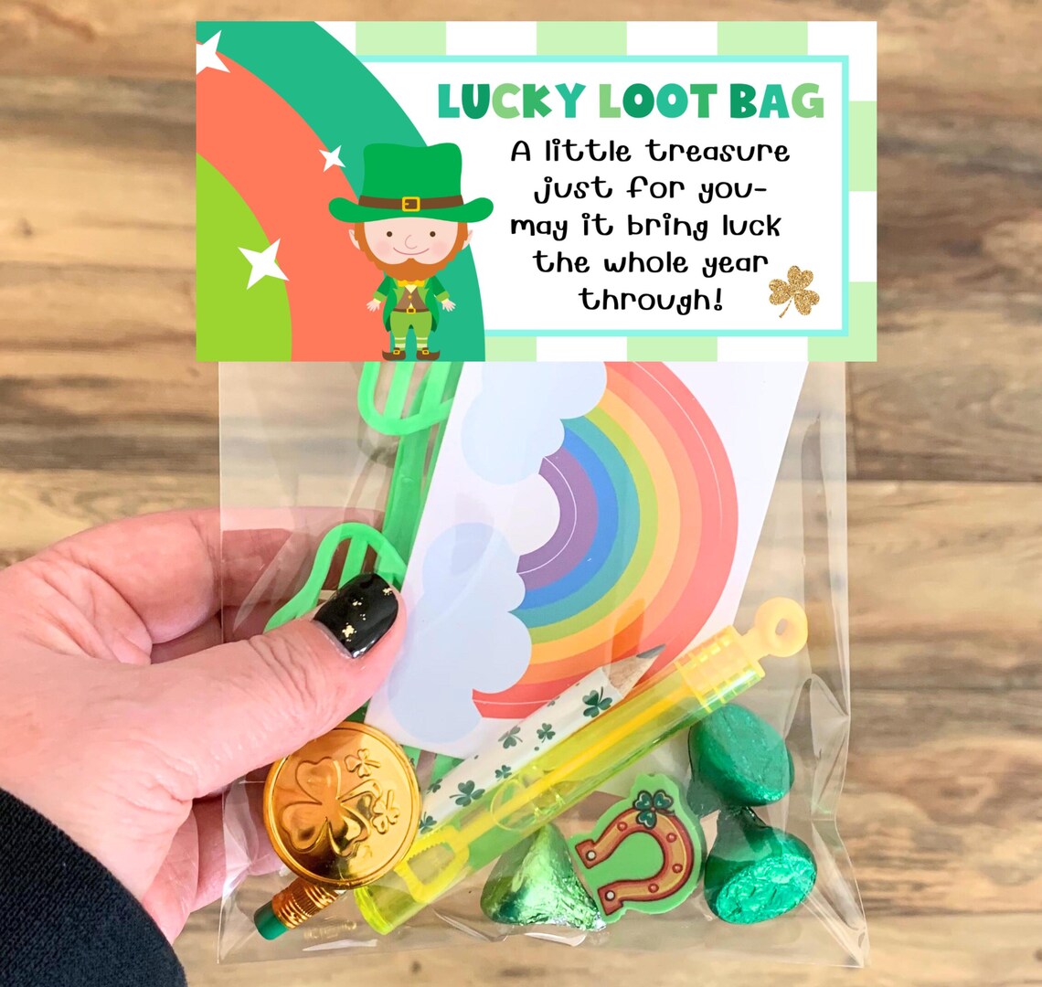 Lucky Loot Favor Gift Bag St Patrick's Day Gift | Gifts From the ...