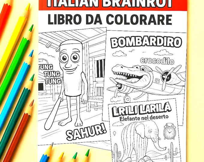Brainrot da colorare da stampare /printable /para imprimir, 31 ...